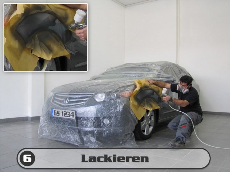 Smart Repair von Lackschäden, Kratzern, Schrammen und Dellen.